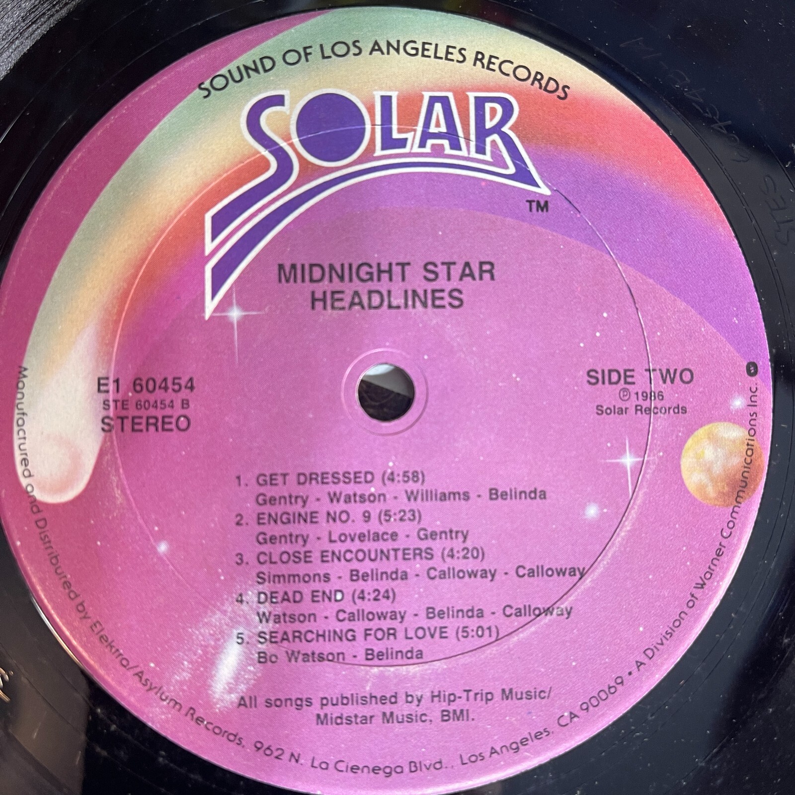 Midnight Star - Headlines LP (1986) Solar 60454-1 | eBay