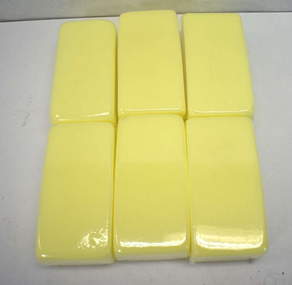 Lot of 6 Yellow Sponge Bricks Blocks 7-1/2" x 4" x 2-1/2" Thick Water ...