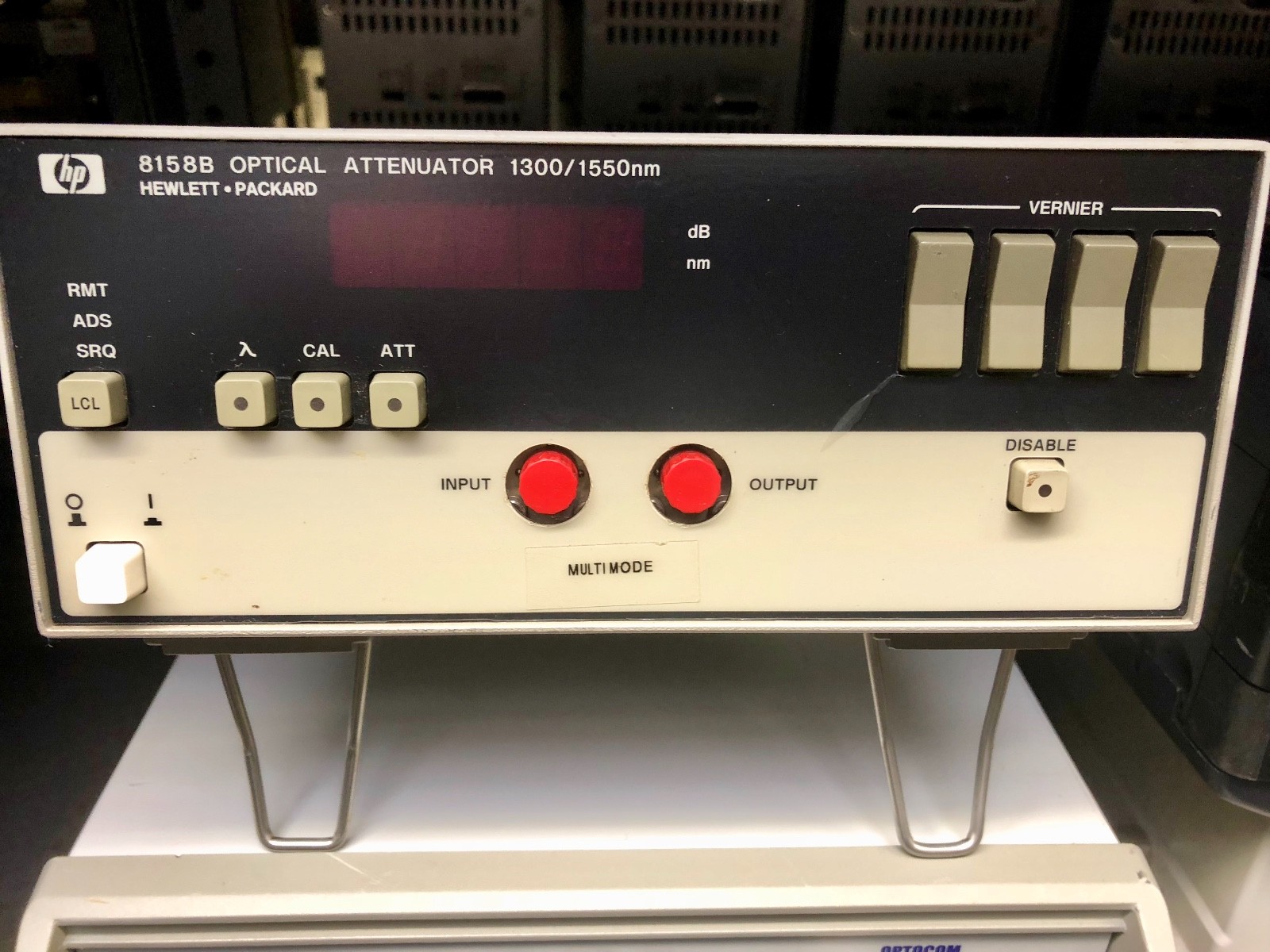 HP AGILENT KEYSIGHT 8158B OPTICAL ATTENUATOR 1300 / 1550nm | eBay