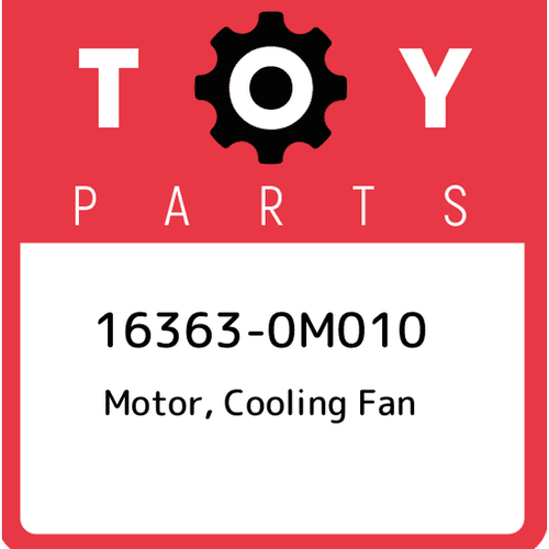 16363-0M010 Toyota Motor, cooling fan 163630M010, New Genuine OEM Part ...