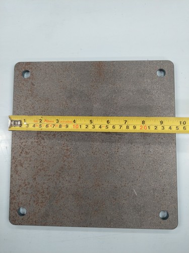 Steel foot plates RSJ RSC SHS 250 x250 8mm 10mm fixing Socket Timber ...