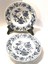 Ming Tree Double Phoenix Saucers Dark Blue Pattern Nikko Ironstone ...