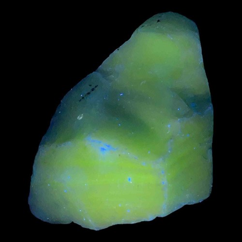 Jadeite Layered Art Glass Cullet Natural Sculpture Multitone Glowing ...