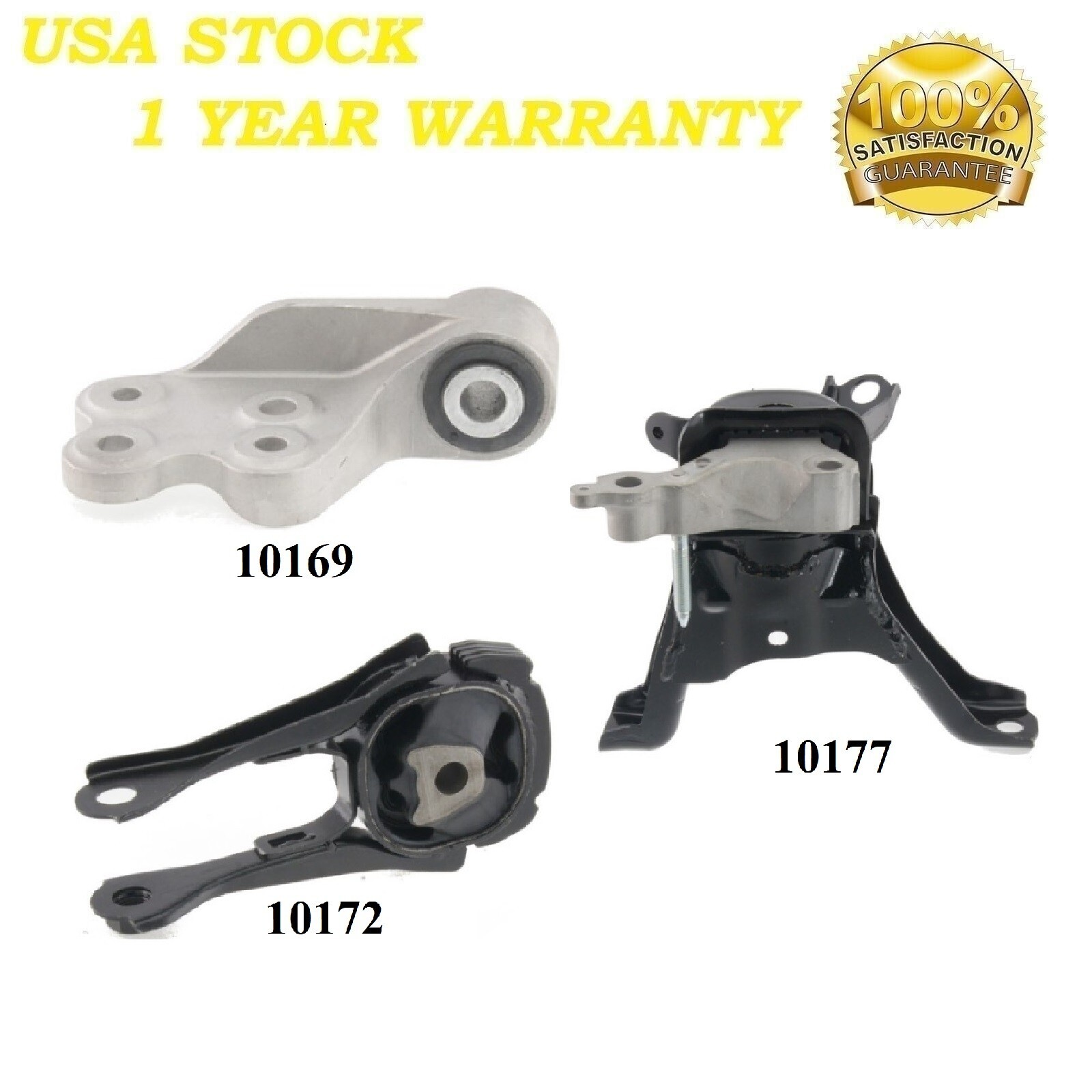 3 PCS MOTOR & TRANS MOUNT FIT 2020-2022 TOYOTA COROLLA 1.8L FHEV | eBay