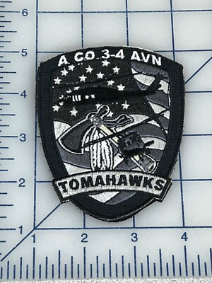 US Army Aviation A Co 3-4 AVN TOMAHAWKS Squadron Patch | eBay