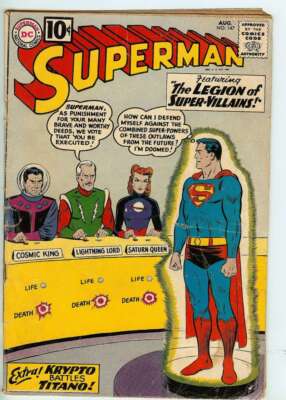 SUPERMAN #147 2.5 // 1ST APPEARANCE OF THE LEGION OF SUPER-VILLAINS ...