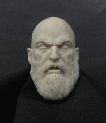 ##1258 KRATOS CUSTOM RESIN UNPAINTED HEAD SCULPT ACTION FIGURES 1/6 ...