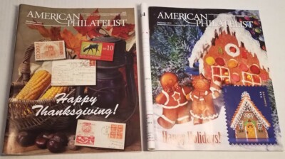 American Philatelist Magazine - 2013 Two Issues - Thanksgiving ...