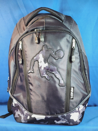 18” And1 Black & Gray Backpack/Book Bag Zip Pockets Laptop Sleeve NWOT ...