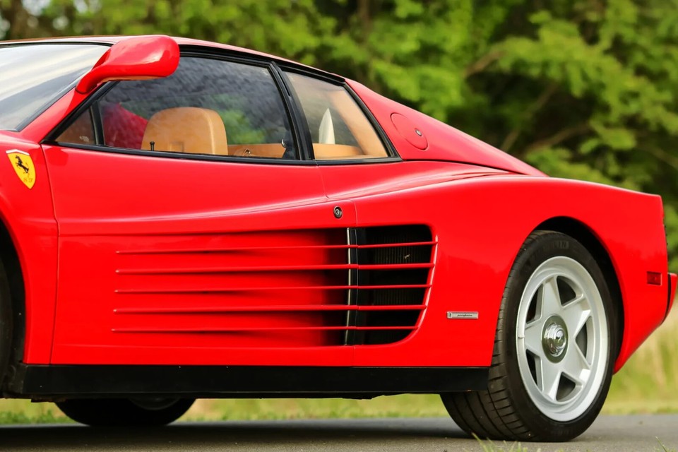 FERRARI TESTAROSSA wheels rims 85 86 87 spline drive FREE WORLDWIDE ...