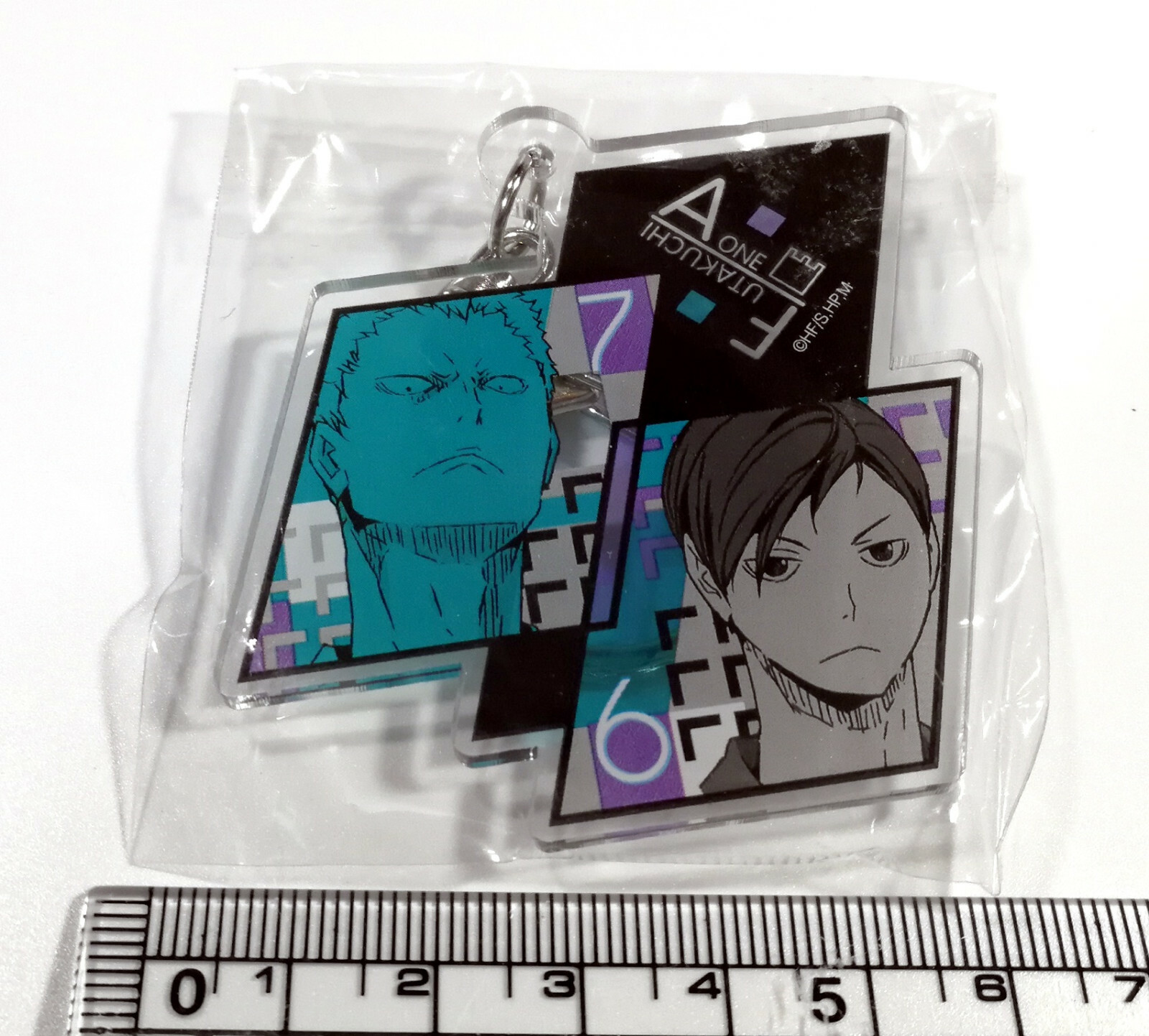 Haikyuu!! Aone Takanobu Futakuchi Kenji Date tech Acryl Plate Keychain ...
