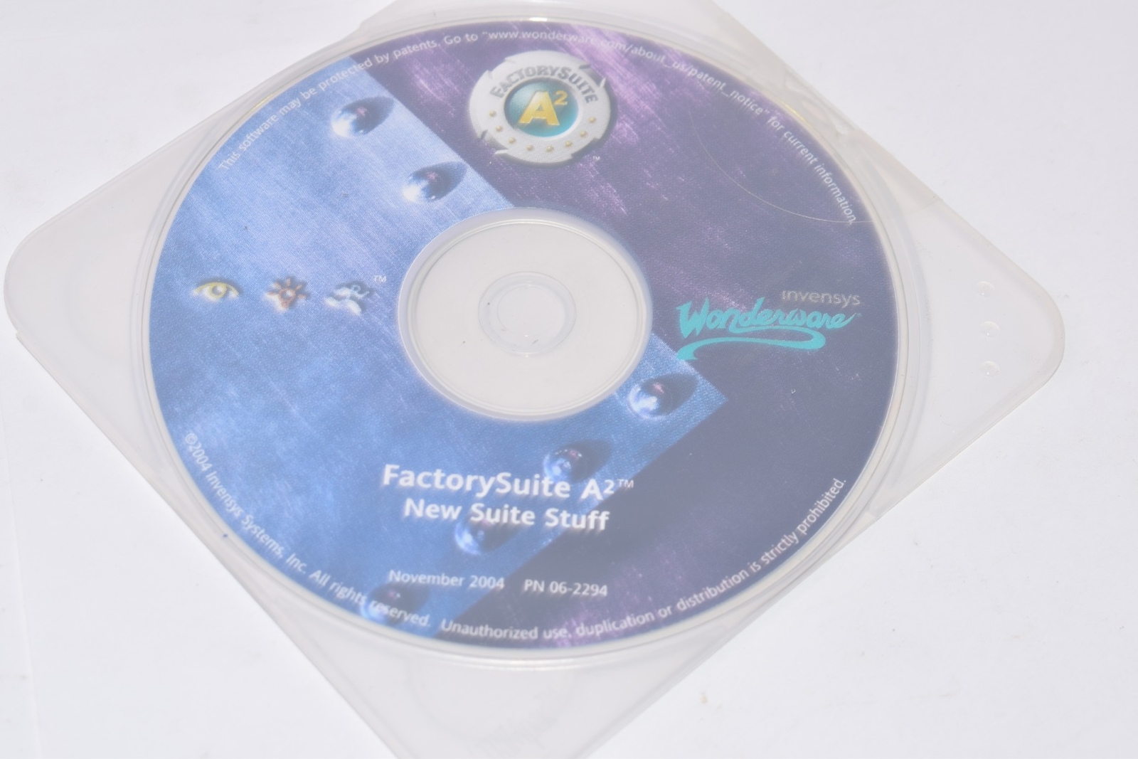 Invensys Wonderware Factory Suite A2 New Suite Stuff CD | eBay