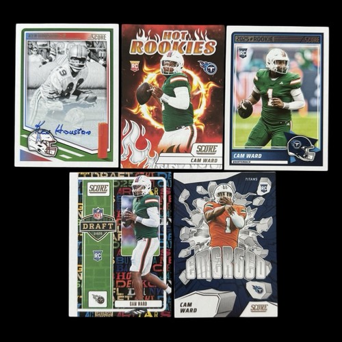 (18) 2025 Score TITANS Cam Ward RC Lot - Ken Houston Auto - Rookies ...