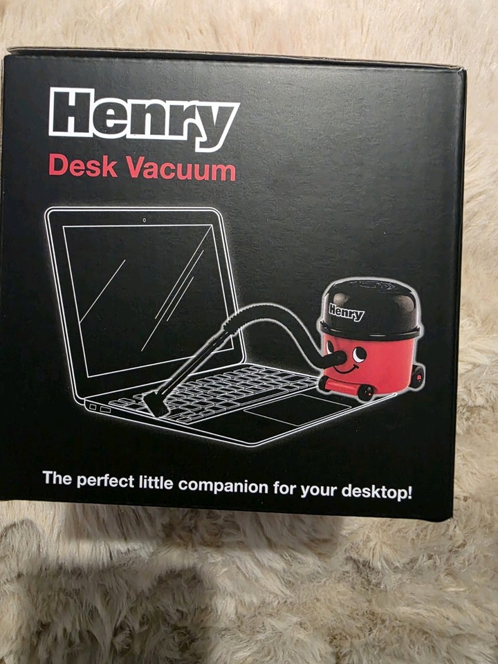 Henry Hoover Desk Vacuum, Mini Computer & Keyboard Cleaner, Portable ...