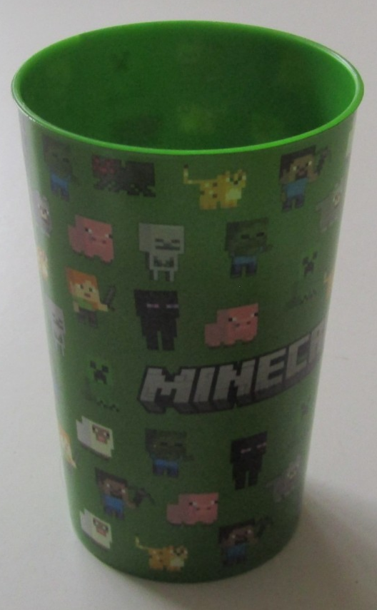 MINECRAFT Plate Bowl & Beaker cup BRAND NEW Melamine breakfast lunch ...