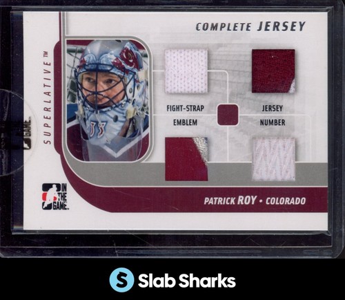 2008 IN THE GAME BETWEEN PIPES #CJ-03 PATRICK ROY COMPLETE JERSEY MEM ...