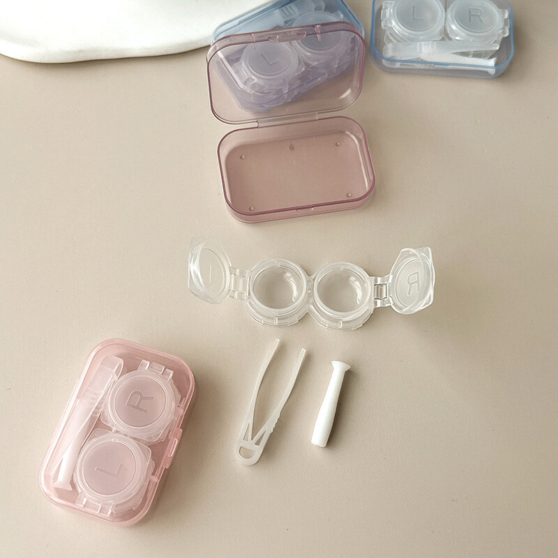 1Box Contact Lenses Case Beauty Pupil Storage Box Women Lens Container ...