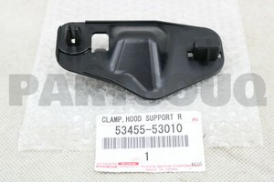 5345553010 Genuine Toyota CLAMP, HOOD SUPPORT ROD 53455-53010 | eBay