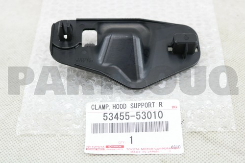 5345553010 Genuine Toyota CLAMP, HOOD SUPPORT ROD 53455-53010 | eBay