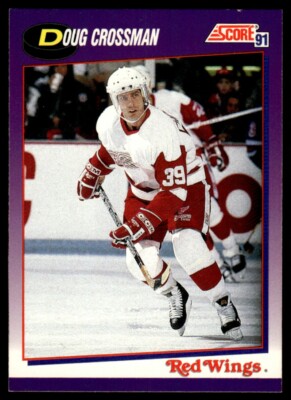 1991-92 Score American #38 Doug Crossman Detroit Red Wings | eBay