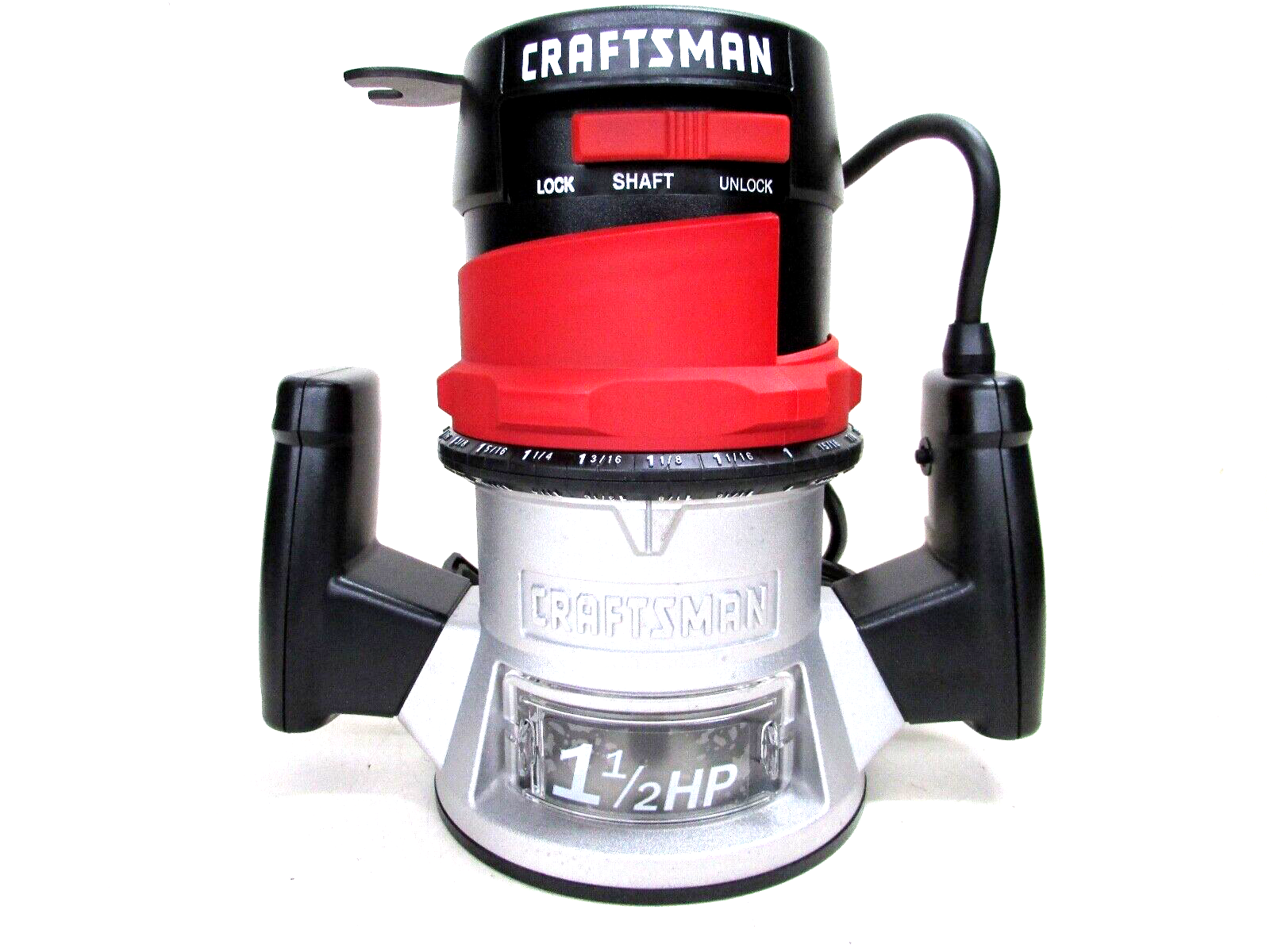 NOS! RARE CRAFTSMAN 1-1/2 HP 1/4" COLLET ROUTER, 120V, 8A, 25000 RPM ...