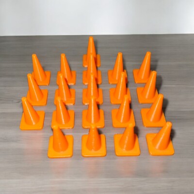 RC Car 1/24 1/28 1/32 Scale 20 Pack Rock Crawler Traffic Course Cones ...