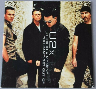 U2 STUCK IN A MOMENT single music band cd cardboard sleeve ISLAND ...