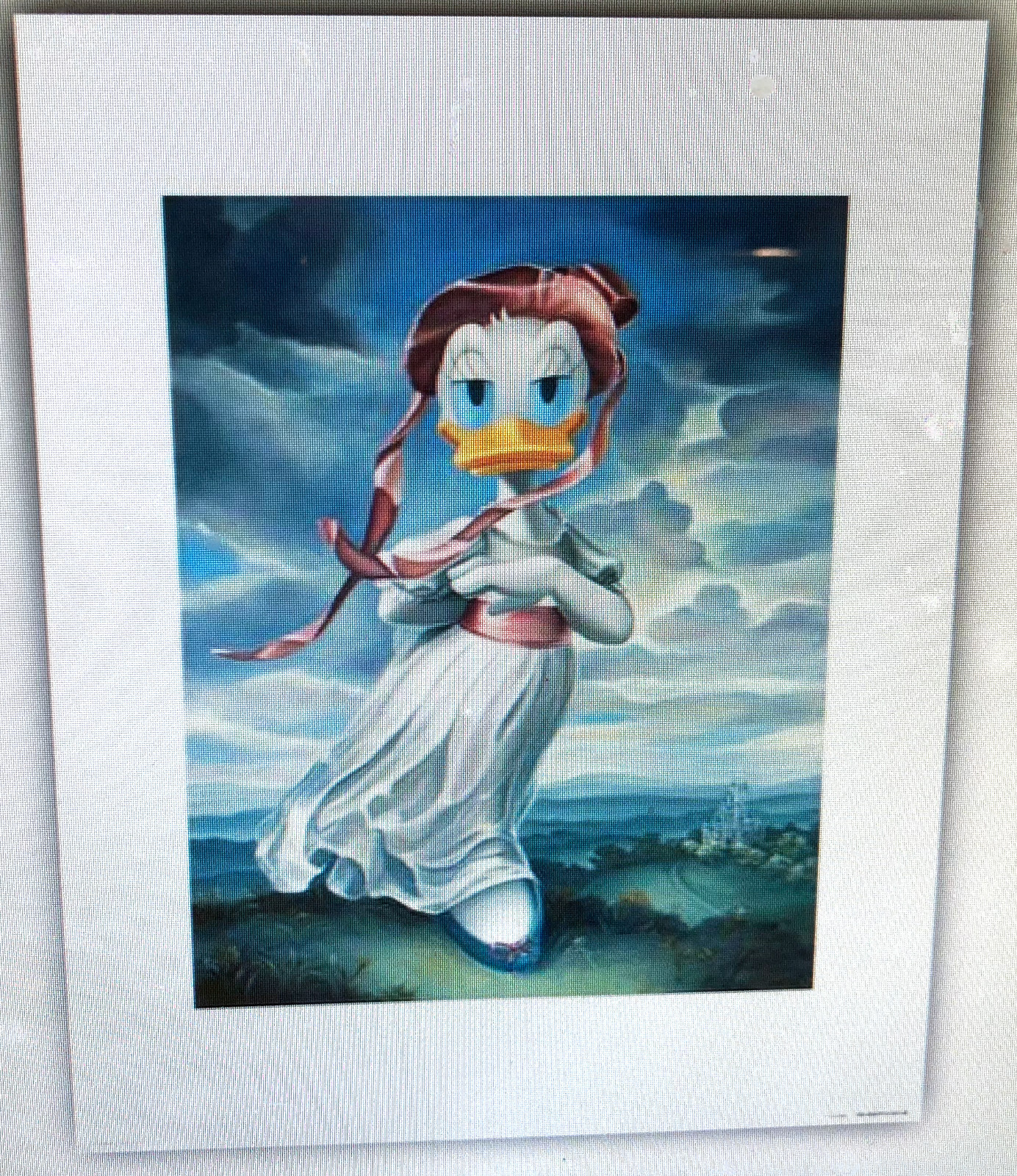 Disney Pink Daisy Duck by Maggie Parr Art Print Reproduction 16 x 20 ...