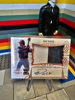 IZAAC PACHECO PATCH AUTO 2021 Leaf Trinity RPA LOGO 2 COLOR PA-IP1 ...