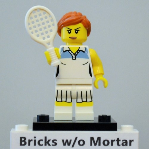 New Genuine LEGO Tennis Player Minifig with Racket Series 3 8803 | eBay