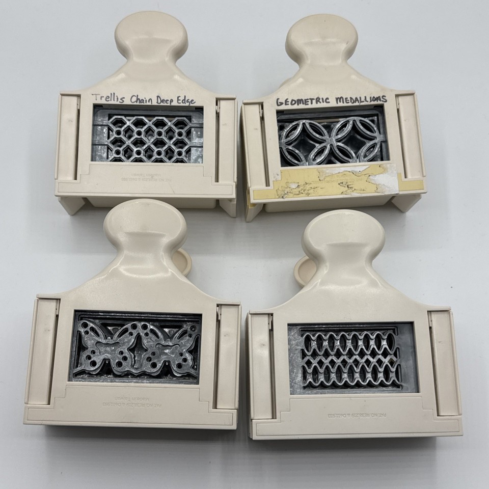 Martha Stewart Crafts Deep Edge Punch Lot of 4 Borders Butterfly ...