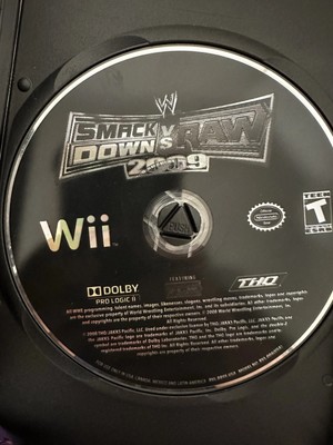 WWE SmackDown vs. Raw 2009 Featuring ECW (Nintendo Wii, 2008) LOOSE ...