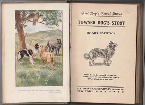 Towser Dog's Story By: Amy Prentice, 1906 Children's book | eBay