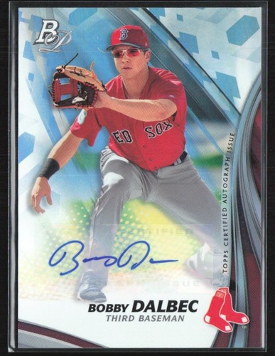 Bobby Dalbec 2017 Bowman Platinum Top Prospect Autograph Auto A #TPA-BD ...