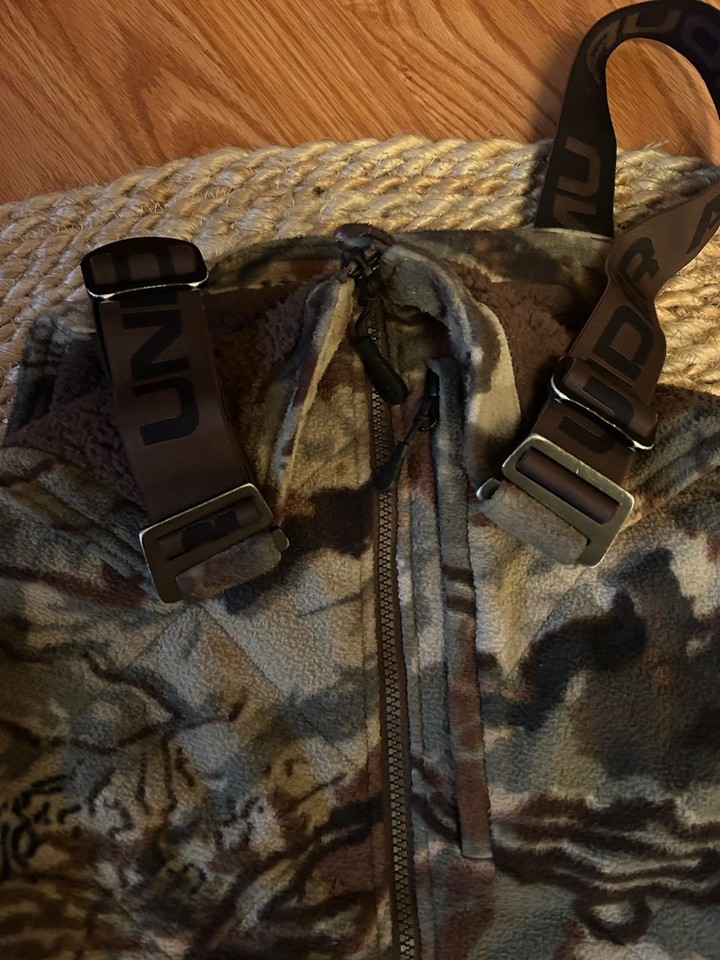 Under Armour Forest Timber Camo Rut Wind proof Hunting Bibs-M | eBay