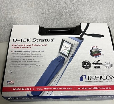 NEW Inficon 724-202-G1 D-TEK Stratus Refrigerant Leak Detector Portable ...