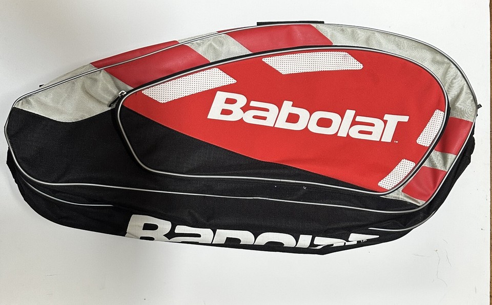 Babolat Club Line Tennis 3 Compartment 12" Wide Racket Holder X12 Bag ...