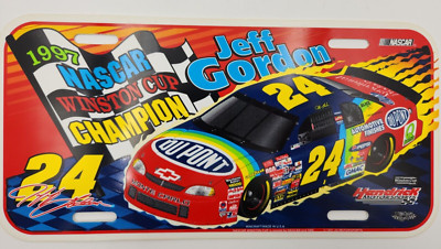 Jeff Gordon License Plate NASCAR #29 1997 Winston Cup Champion WinCraft ...