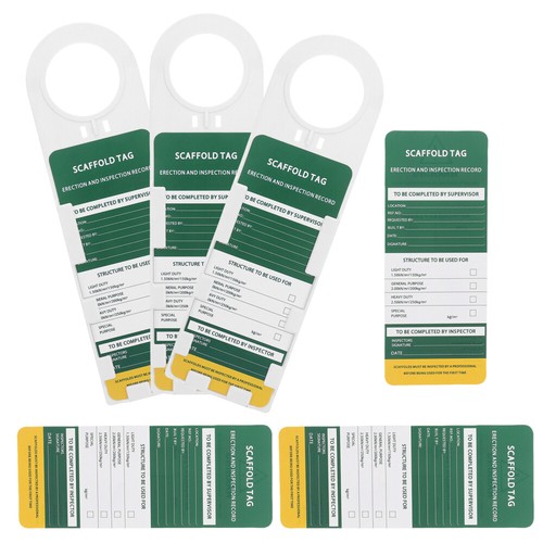 Equipment Maintenance Label Inspection Record Kit Tag Inserts Records ...