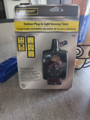 Defiant 15 Amp Outdoor Plug In Timer | eBay