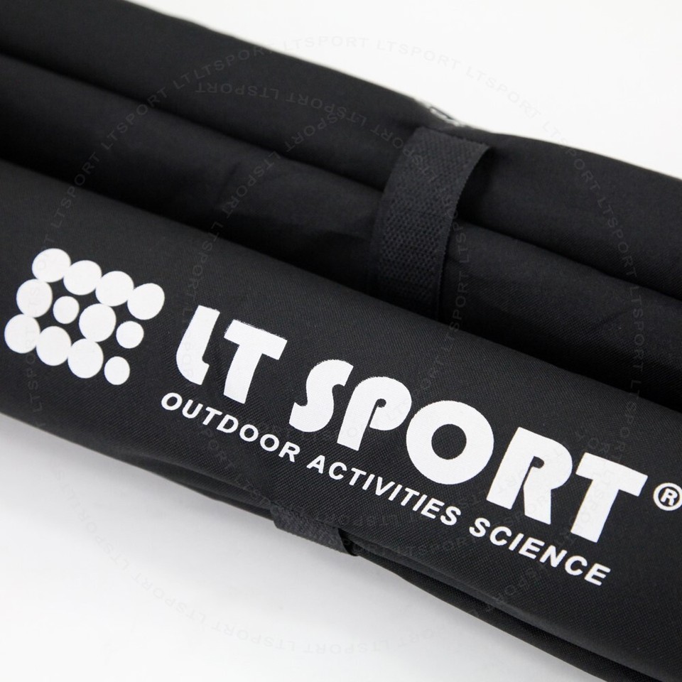 22" Cargo Carrier Cross Bar Pad Universal Rail Roof Rack Round Soft ...