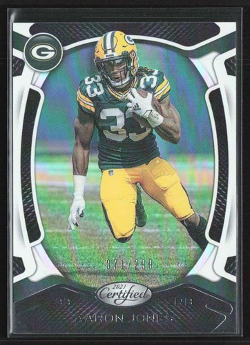 Aaron Jones 2021 Panini Certified Mirror /299 #72 Green Bay Packers | eBay