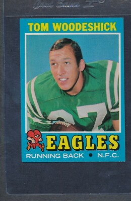 1971 Topps #040 Tom Woodeshick Eagles EX/MT *2445 | eBay