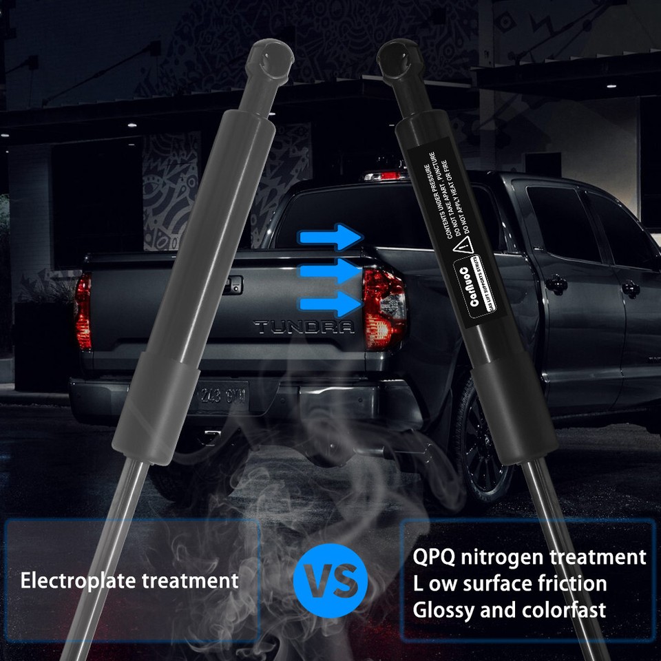 Tailgate Lift Support Gas Strut Assist Boot Kit For Toyota Tundra 2014 ...