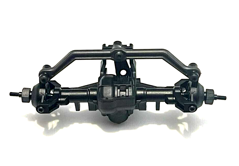 TRX-4M BRONCO - Front AXLE set w/shafts,steering & caster blocks Trax ...
