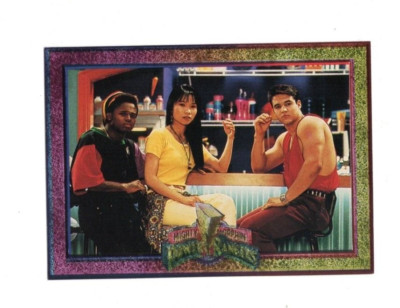 1994 MIGHTY MORPHIN POWER RANGERS SERIES 1 HOBBY FOIL #28 ANGEL GROVE ...