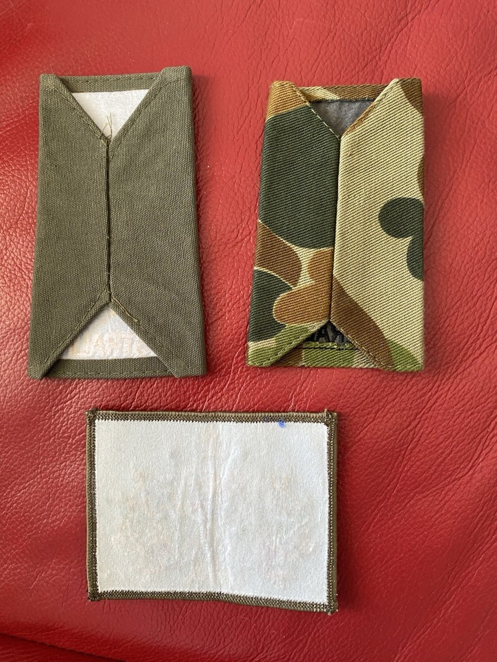 Australian Army WO1 Shoulder Boards & Patch Rank Insignia Military #10 ...