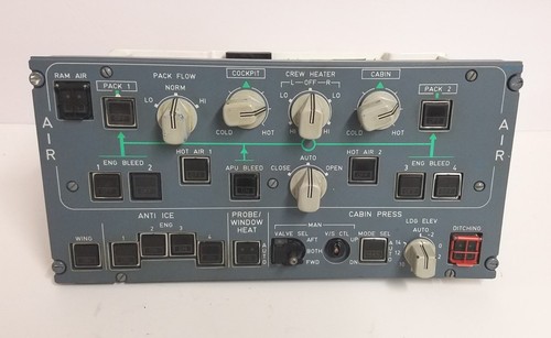 Airbus Aircraft 225VU Overhead Control Panel | eBay