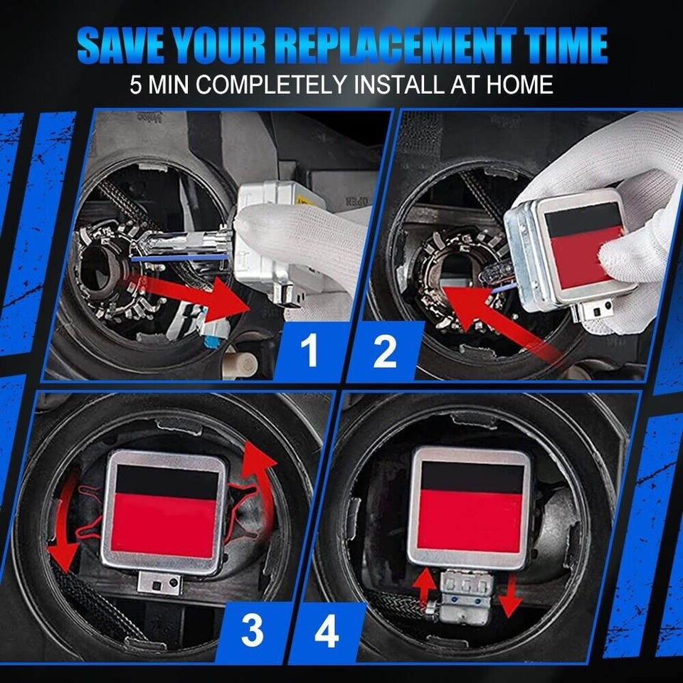 2X D3S For Buick LaCrosse 2014-2018 6000K HID Headlight Bulbs High Low ...