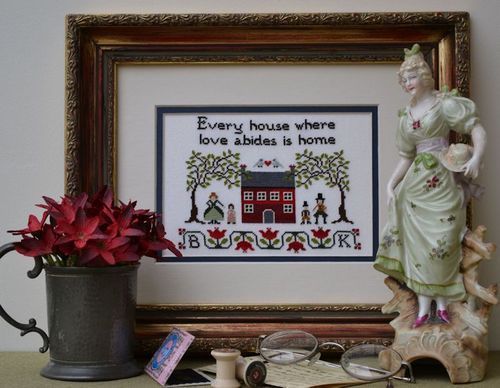 10% Off The Sampler Company Counted X-stitch chart - Where Love Abides ...